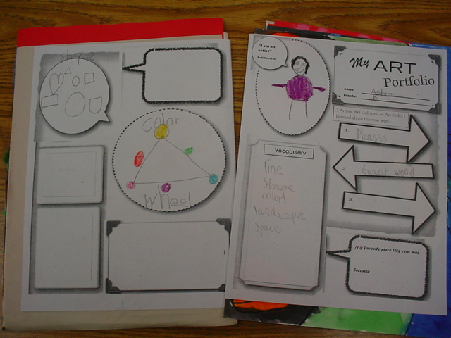 Mrs. Knight's Smartest Artists: Keeping track: K-5 Portfolios