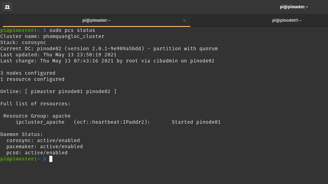Cách cài đặt Pacemaker cluster trên Raspberry Pi OS