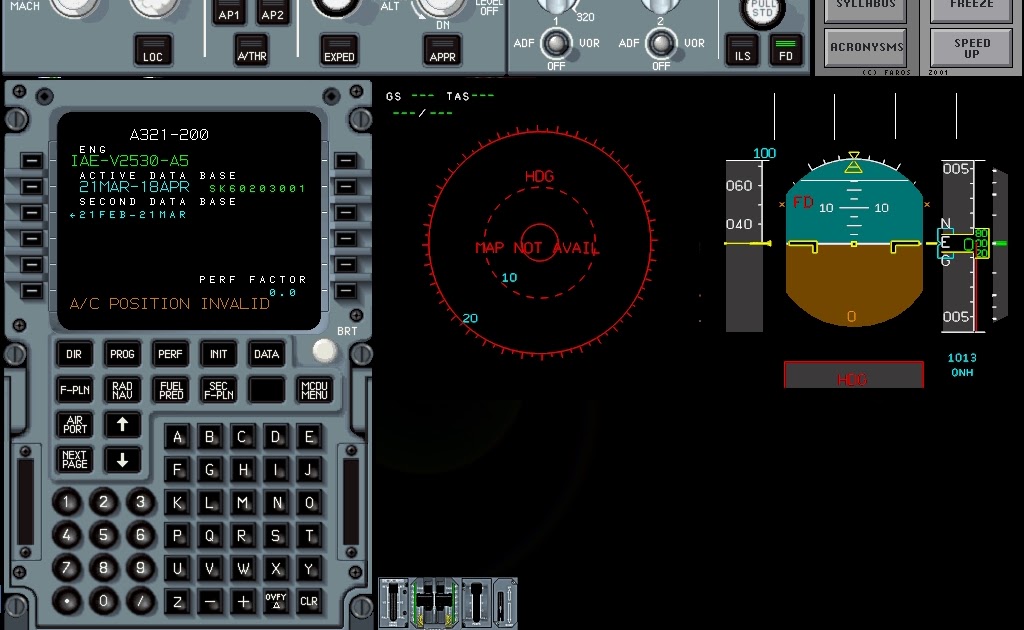 Airbus 320 fmgs trainer and updated database : naucomqua