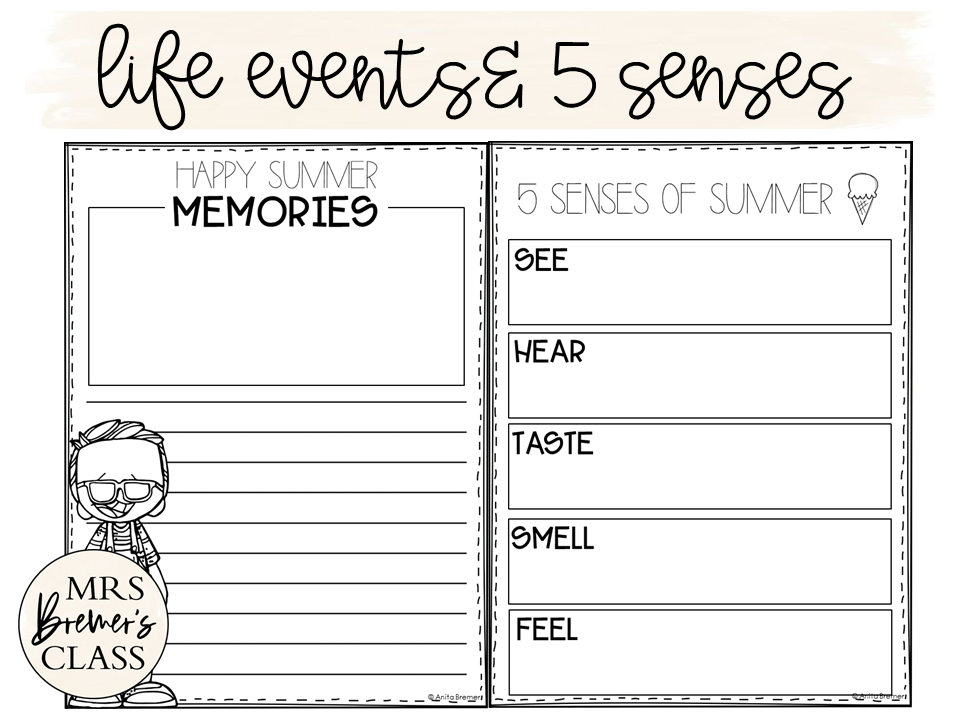 No Prep Daily Writing Prompts for June | Mrs. Bremer's Class