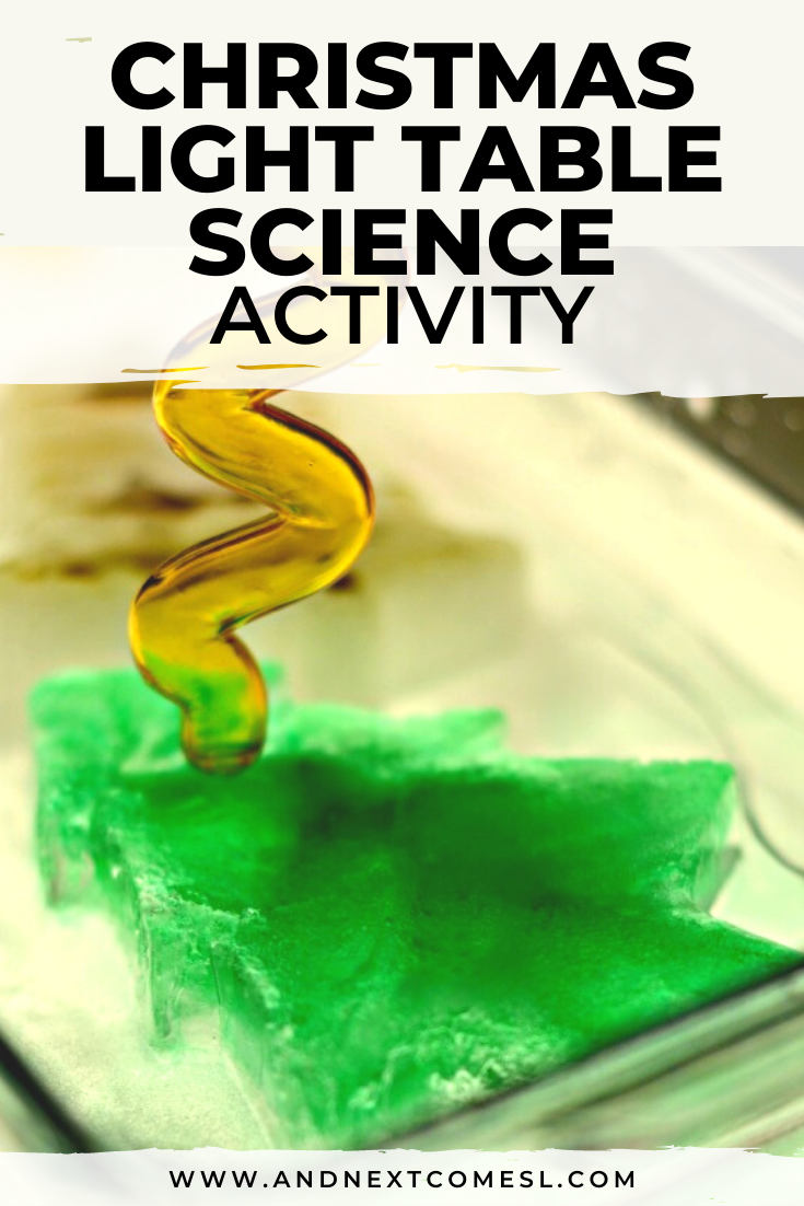 Science Table Preschool