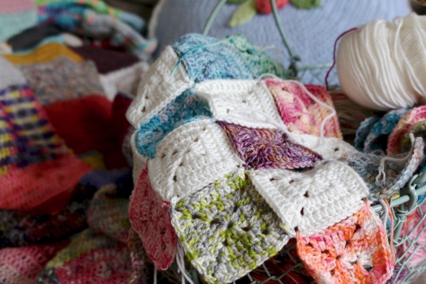 My Battenberg Blanket and the 'Modular Join' | Cherry Heart | Bloglovin’