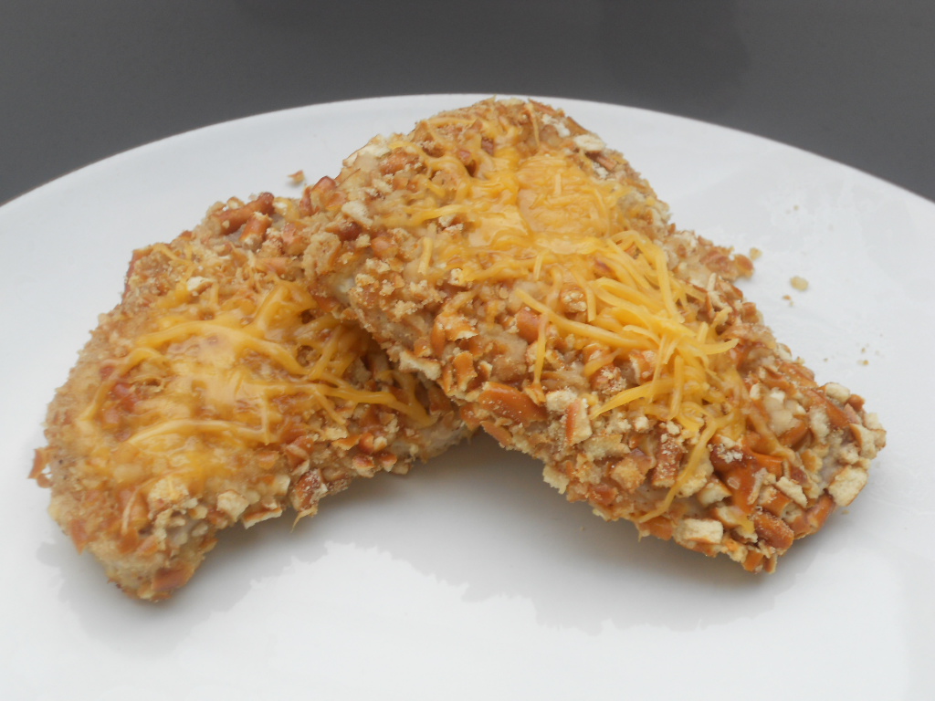 Pretzel Crusted Mustard Pork Chops Hezzi Ds Books And Cooks
