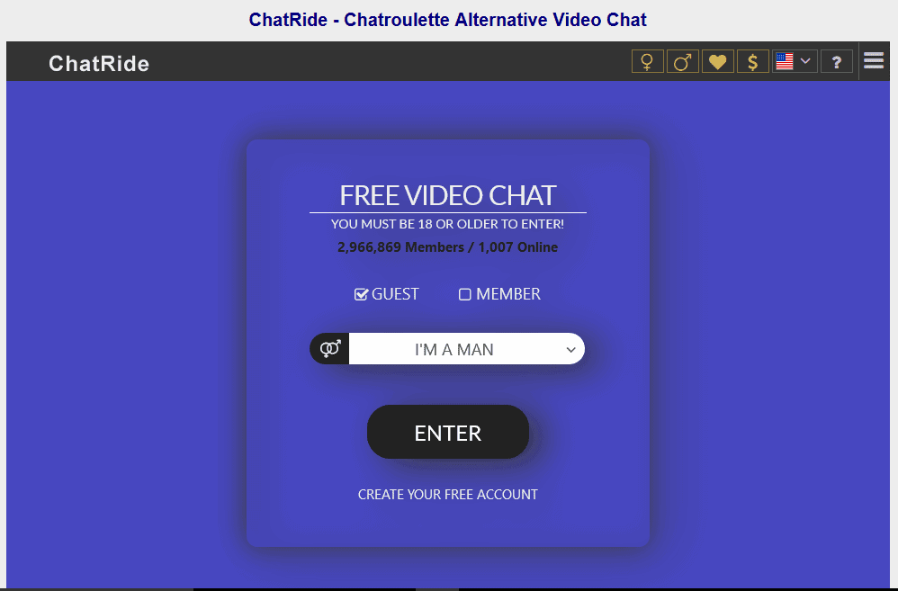 ChatRide - Chatroulette Alternative Video Chat(Exclusive)