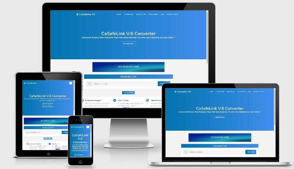 Casafelink v6 Safelink Blogger Template - Antoncabon