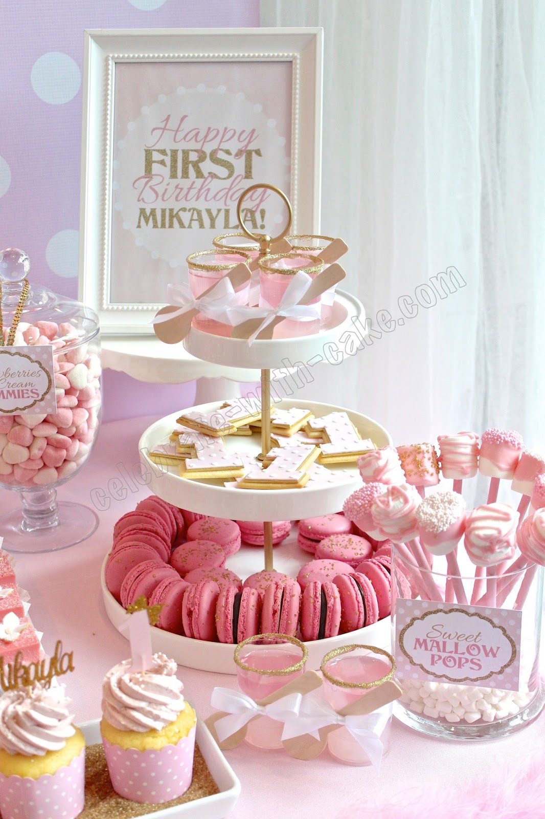 Celebrate with Cake!: Polka Dot Themed Set up (Click on Post for more ...