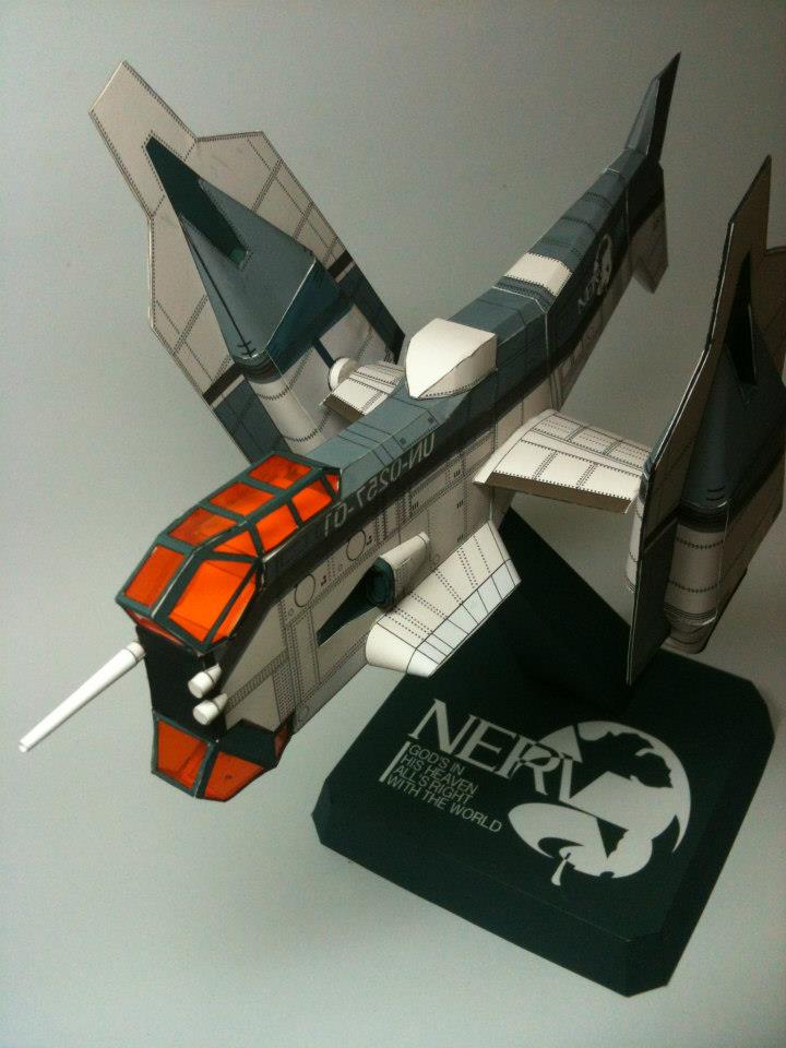 Evangelion - YAGR N101 VTOL Papercraft | Papercraft Paradise ...