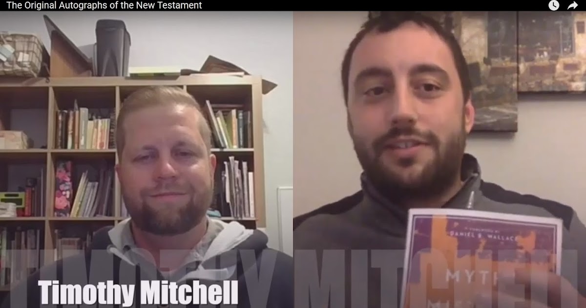 The Textual Mechanic: Interview With Stephen Boyce on "Myths About Autographs"