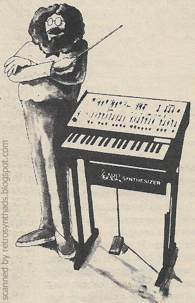 Retro Synth Ads: ARP Odyssey "Conduct an Arp" ad, Rolling Stone 1973