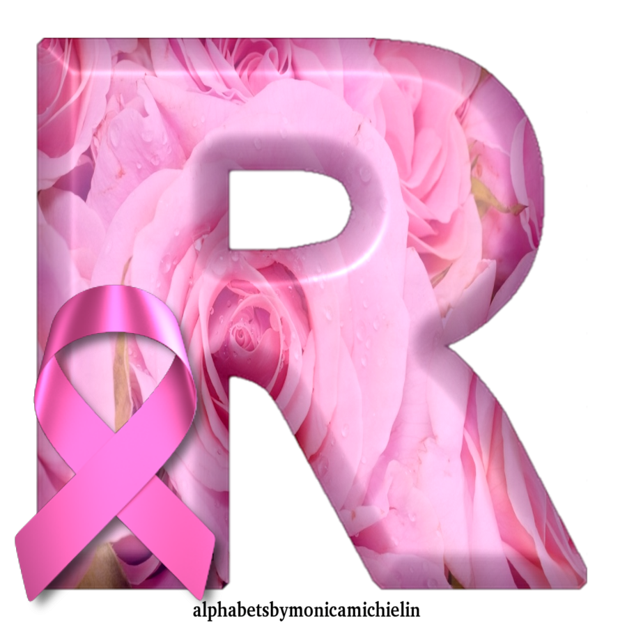 Alfabeto Letras Outubro Rosa Para Imprimir