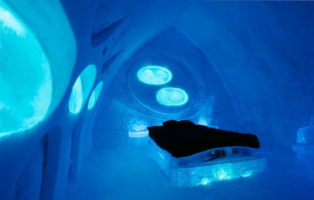 See this amazing ice hotel made entirely out of ice and snow that opens ...