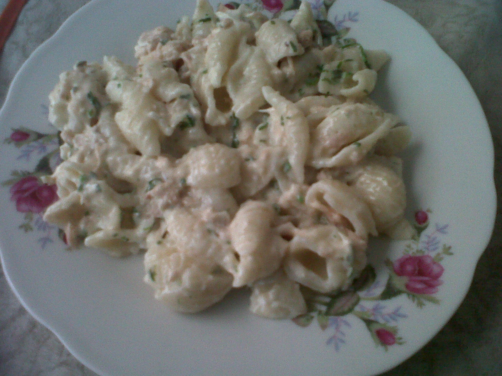 PASTA CONCHITAS CON ATUN