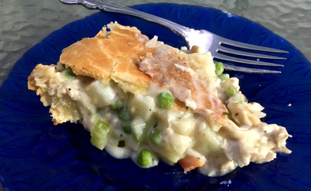 Sunday, dinner for two: Double-crust Chicken Pot Pie