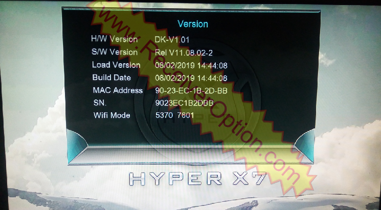 HYPER X7 1507G HD RECEIVER POWERVU KEY NEW SOFTWARE - How To Enter Biss key Power vu key And ...