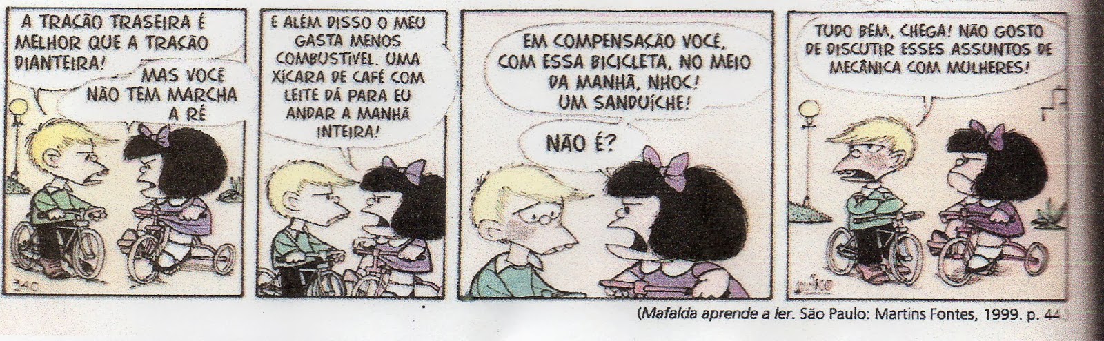 No 1 Quadrinho Mafalda E Felipe Conversam Educa