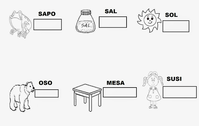 INFANTILBELEN: APRENDEMOS A CONSTRUIR PALABRAS QUE LLEVEN LA LETRA S