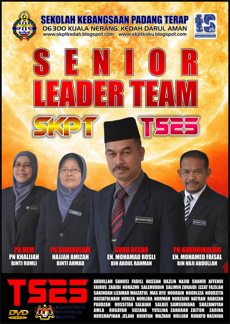 SK PADANG TERAP: TS25 SKPT : Senior Leader Team (SLT) & Middle Leader ...