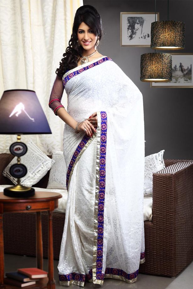 White Saree Collection