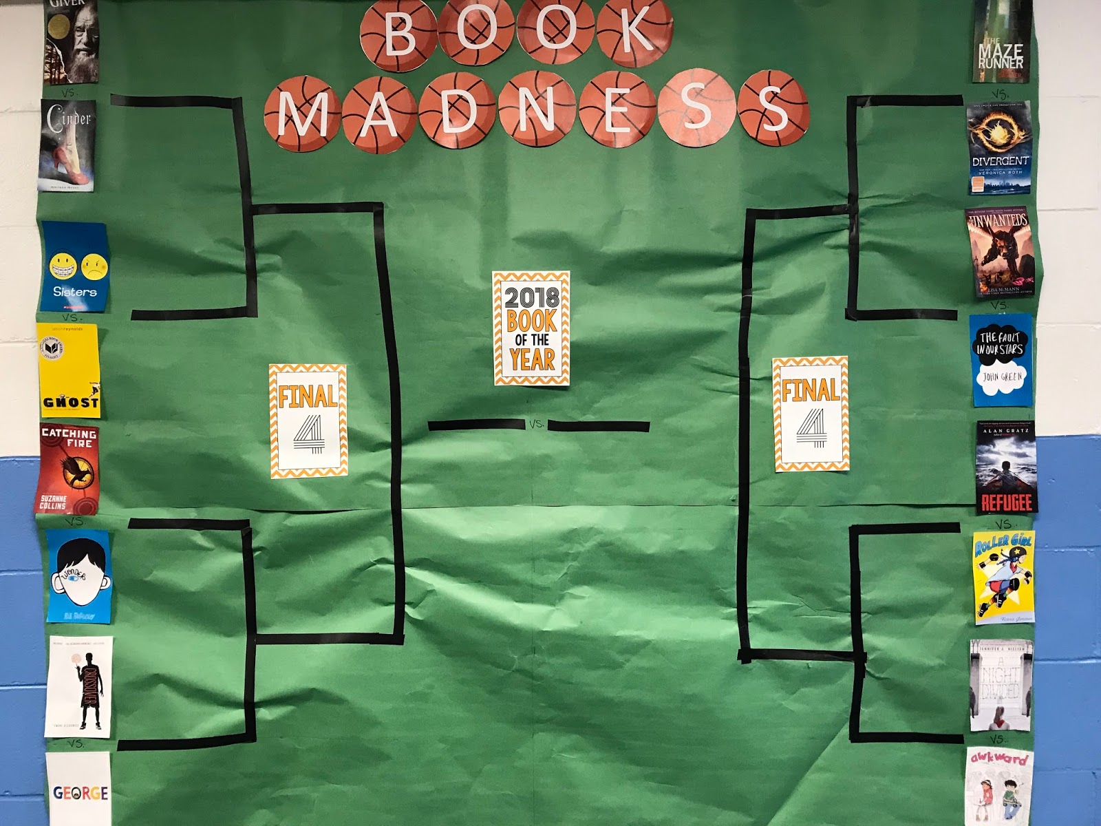 Falmouth Middle School Library: March Book Madness!!!