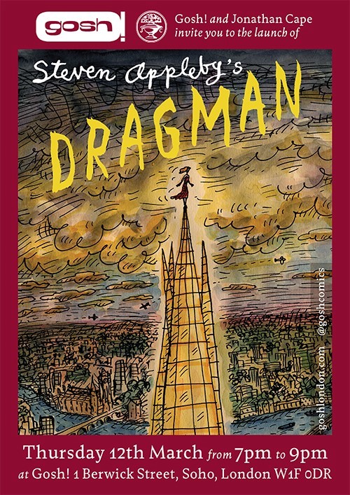 Boys Adventure Comics: Dragman with Steven Appleby @ Gosh comics