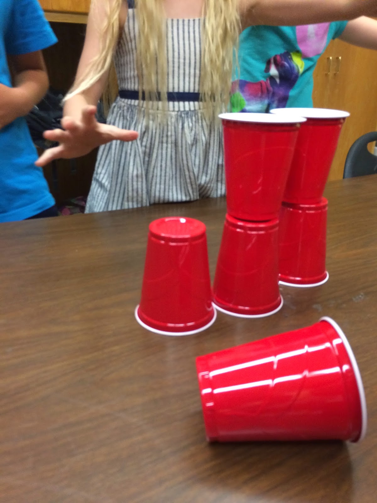 Ms. Sepp's Counselor Corner: Teamwork: Cup Stack Take 2