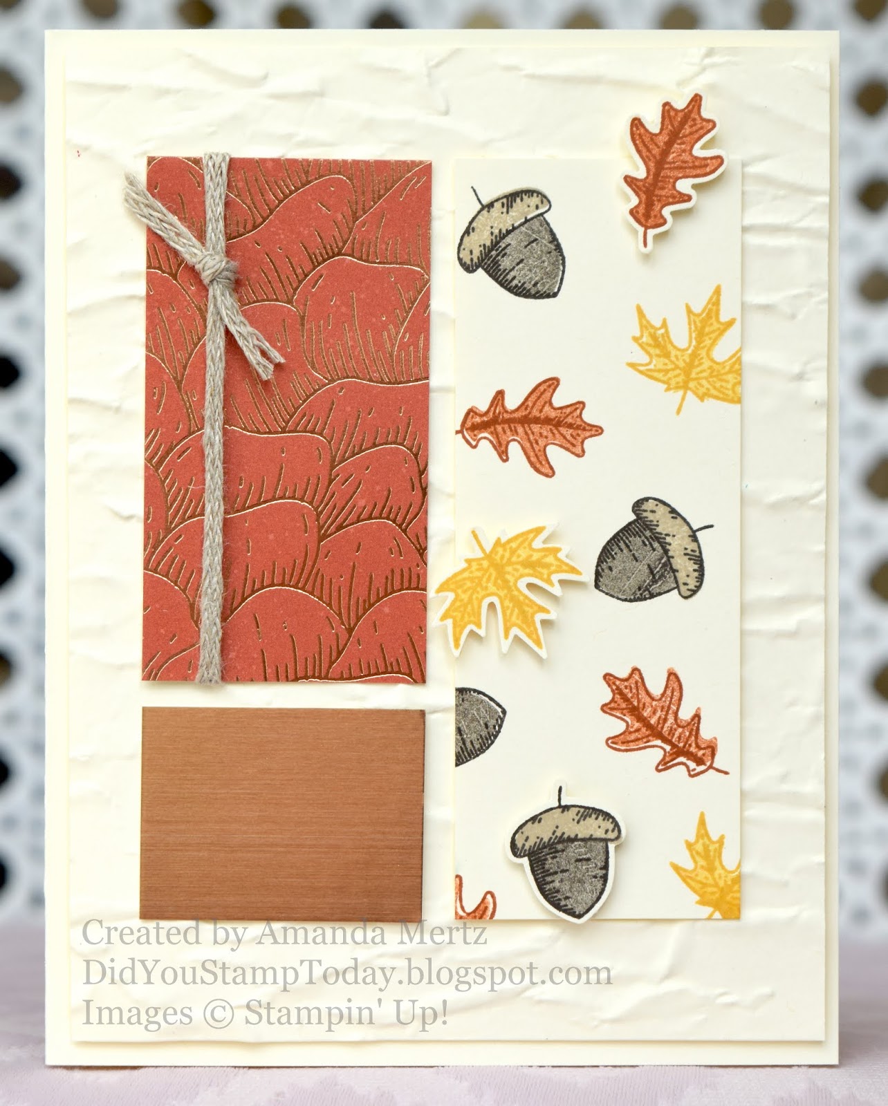 Did You Stamp Today?: Beautiful Autumn Blocks - Stampin' Up! Beautiful ...