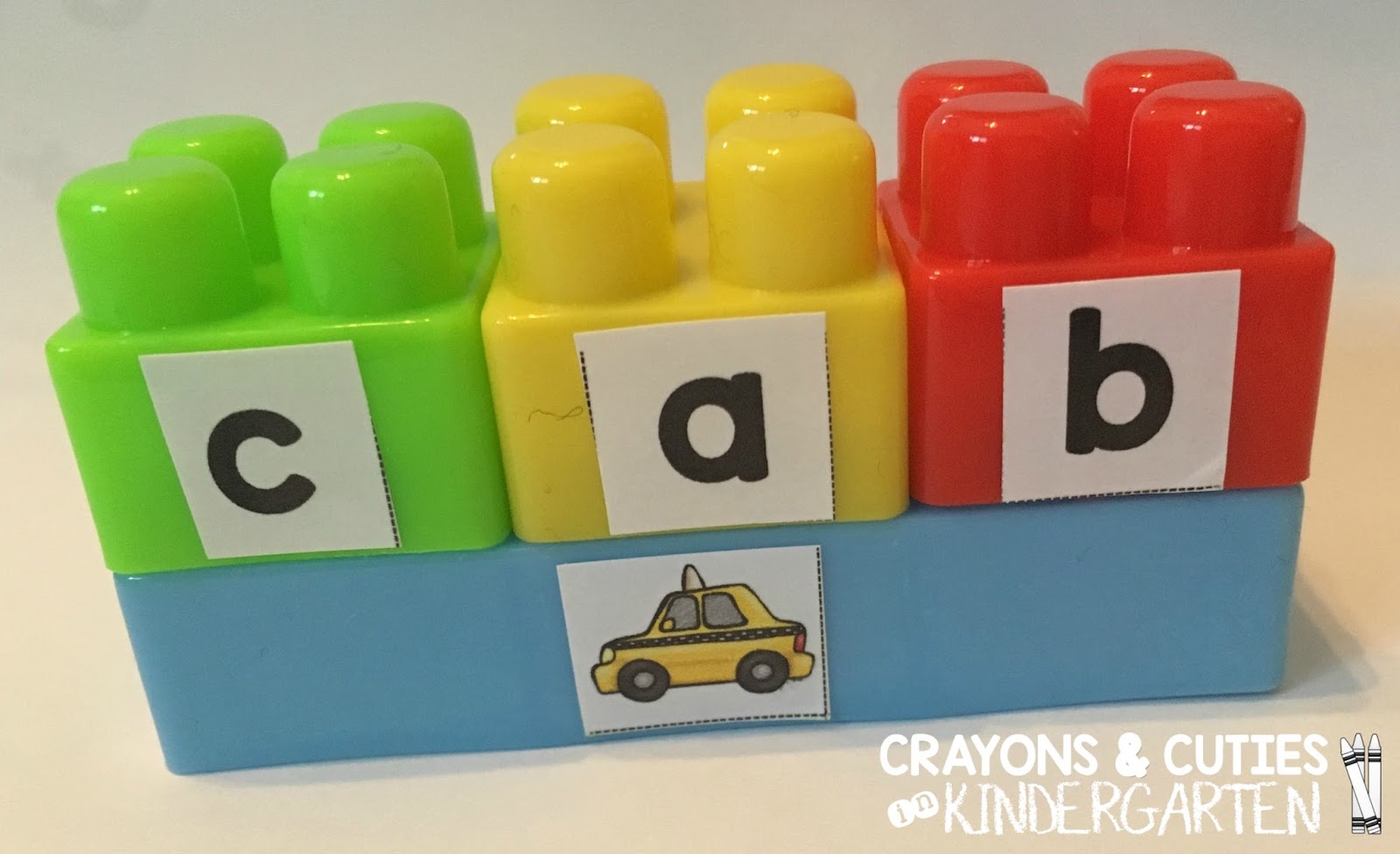 Crayons & Cuties In Kindergarten: Time to Build CVC Words!