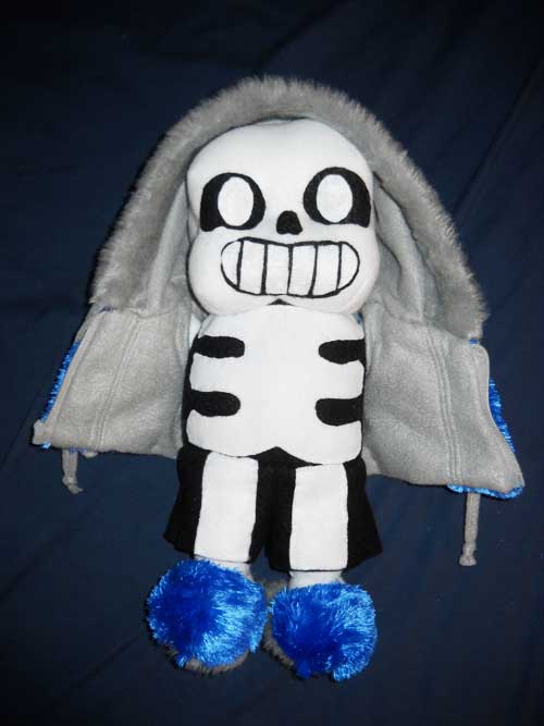 DIY Sans plush 12 inches, "Undertale" ( sewing pattern)