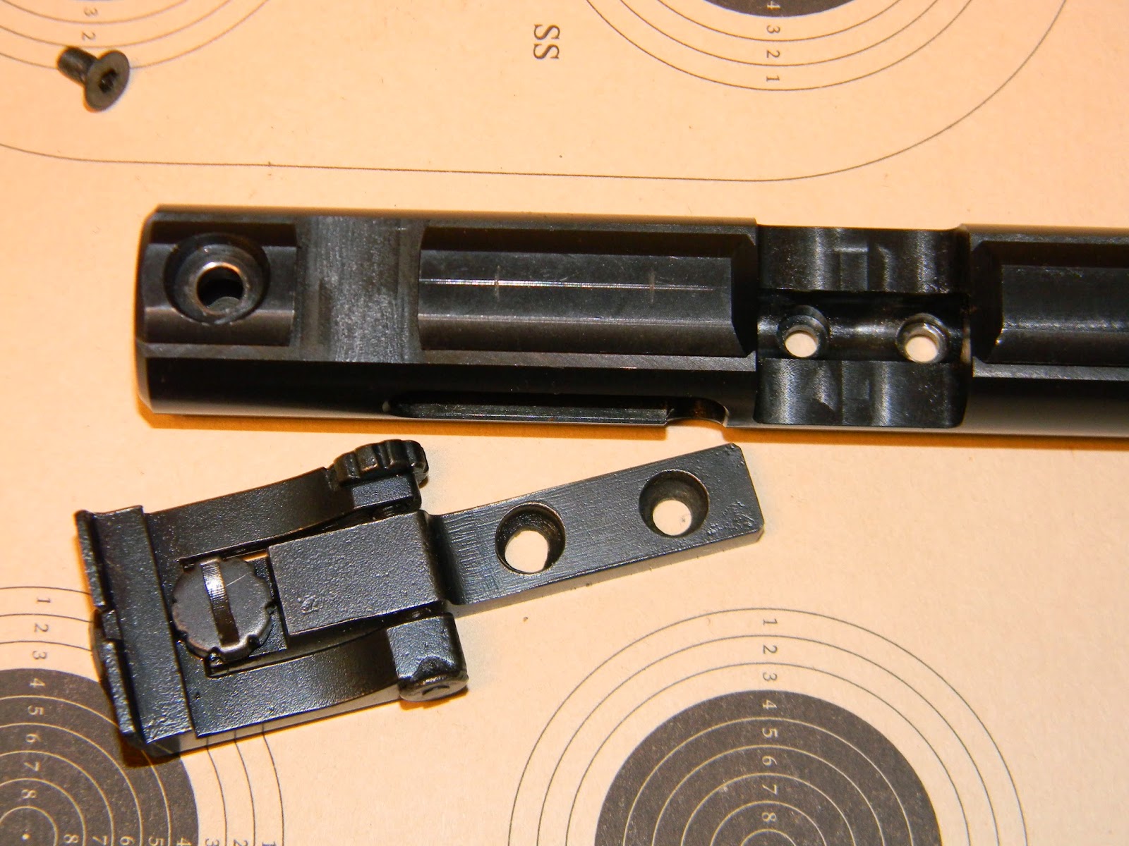 Another Airgun Blog: Quick Rear Sight for a Crosman 1377