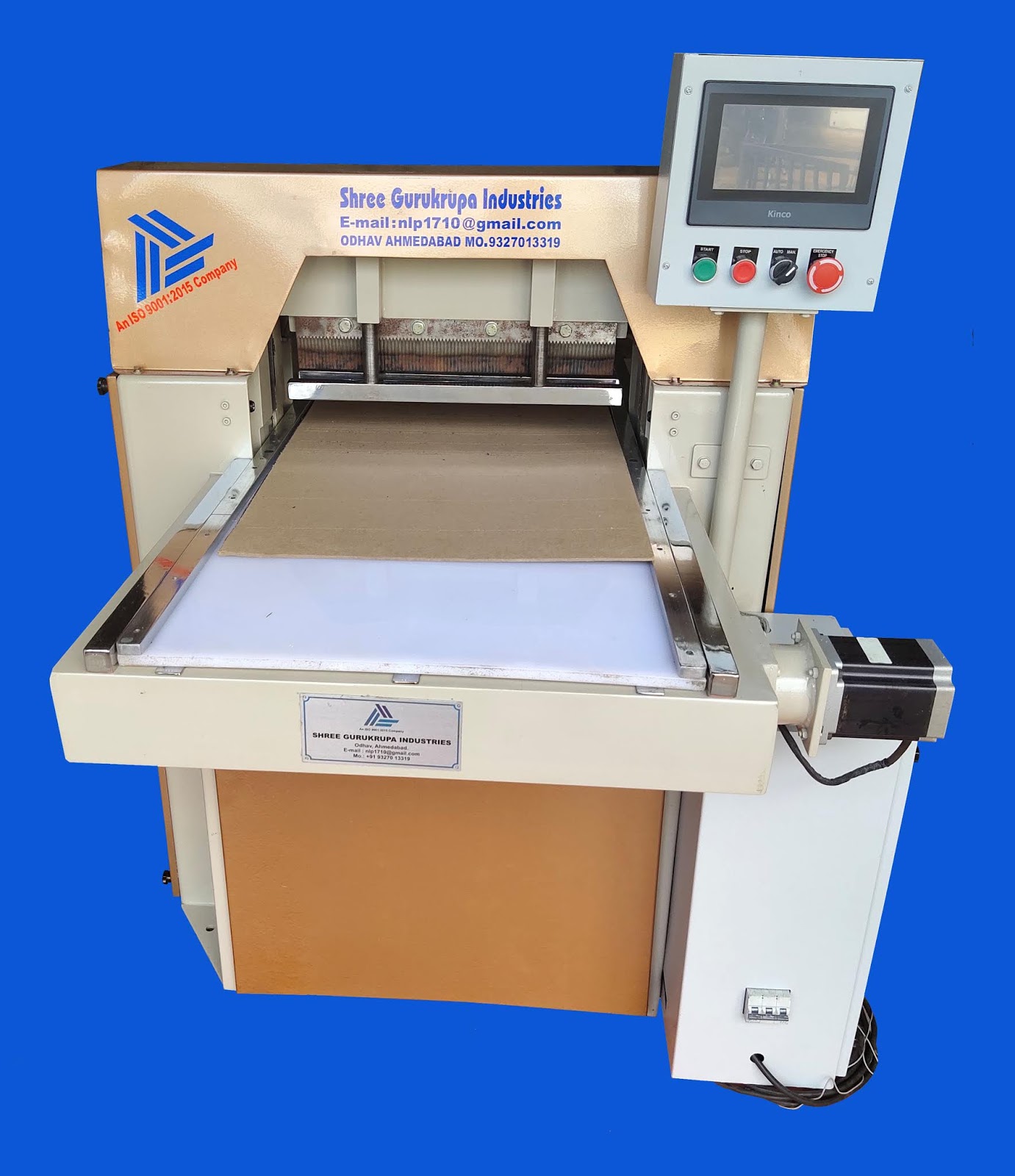 Shree Gurukrupa Industries: Fully Automatic Fabric Cutting Machine (PLC ...