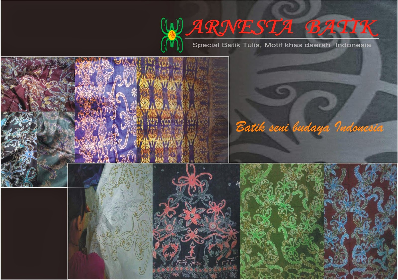 BATIK KHAS KALTIM, Batik motifkhas Balikpapan dan motif dayak ...