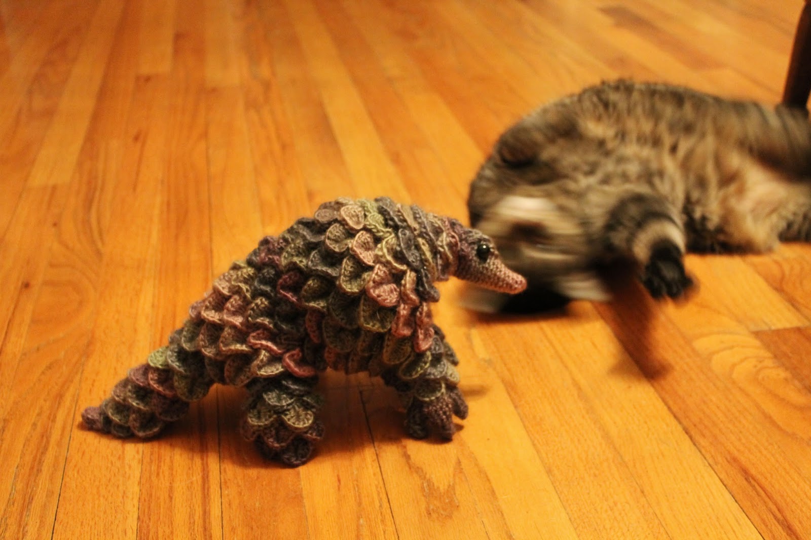 Katie Cooks and Crafts: Crocheted Pangolin