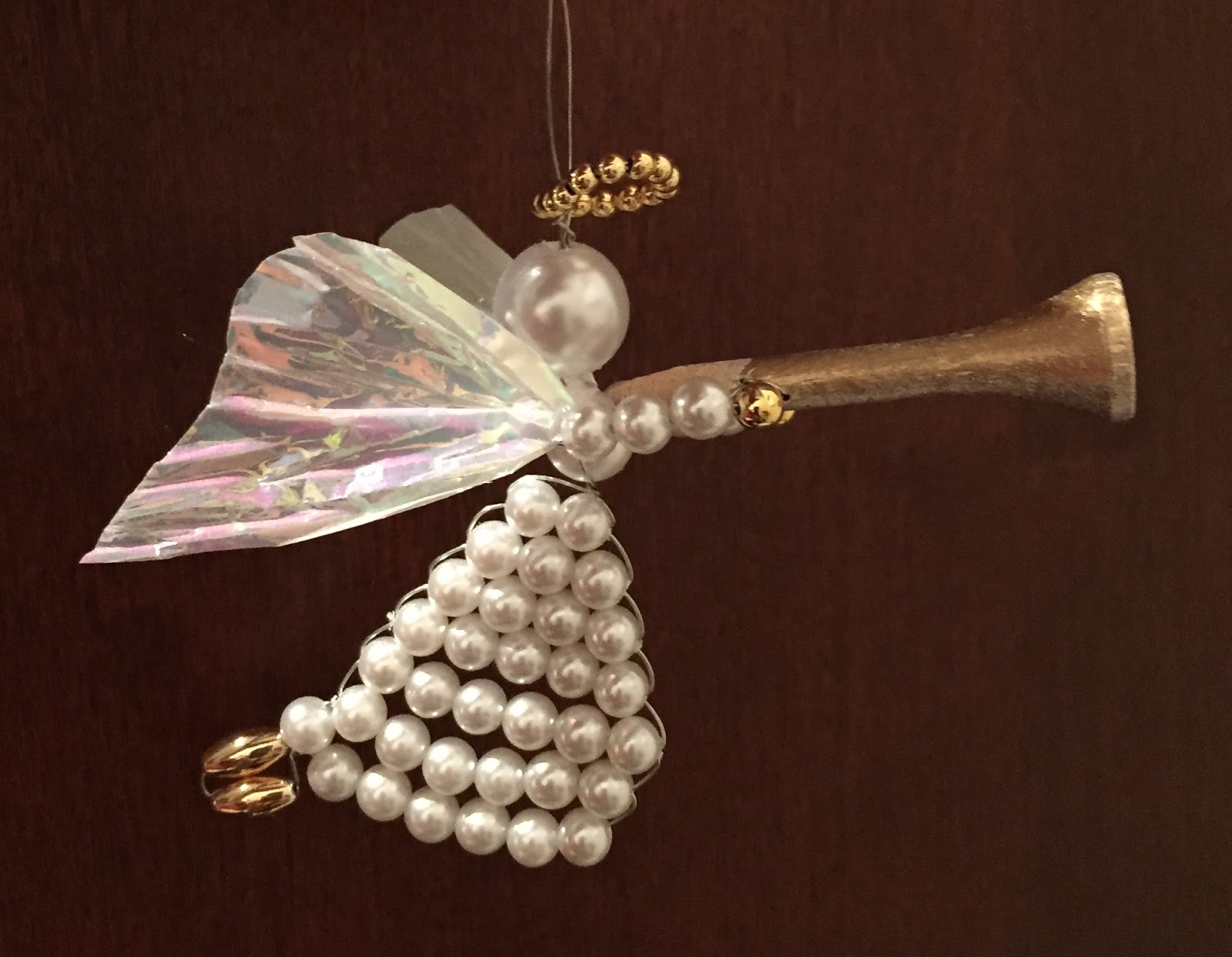 Witnessing with Chrismons: Angel with Trumpet