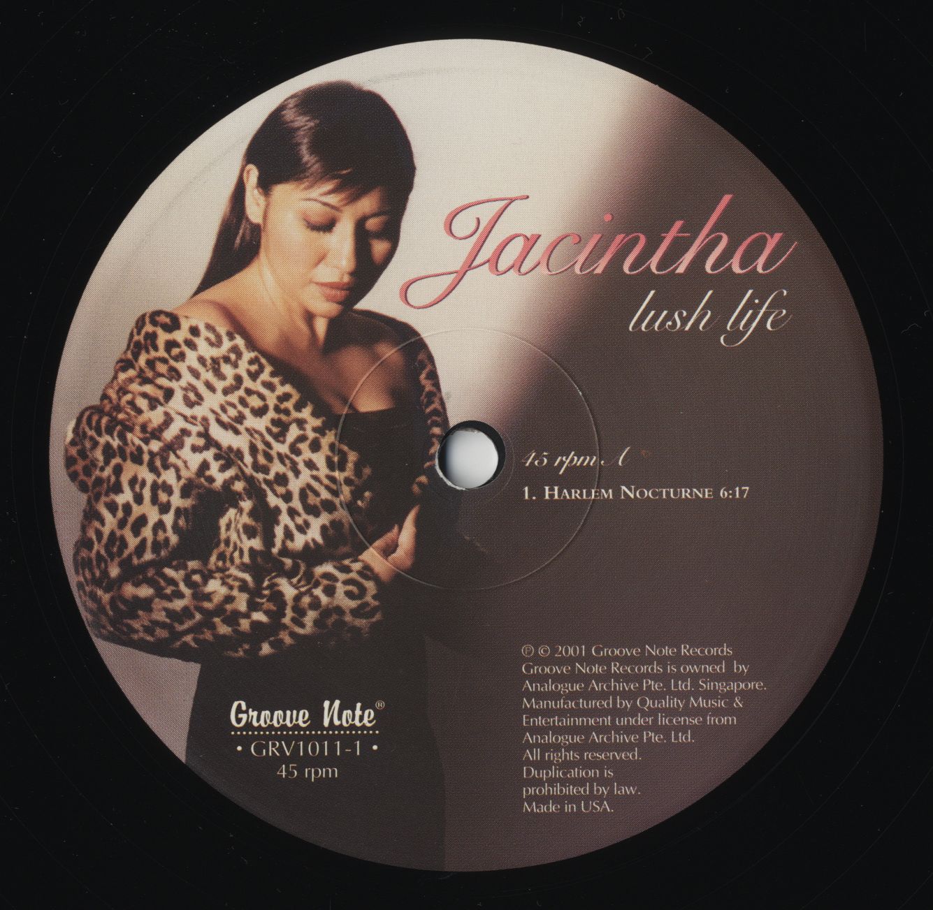 Jacintha 2001 Lush Life