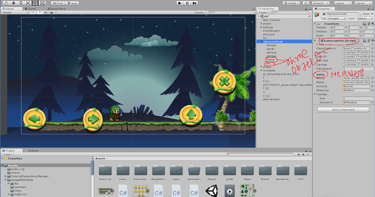game devlopment and game Information: How to setup Audio unity 2d game ...