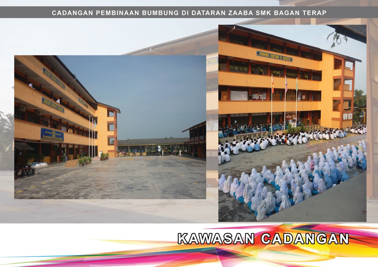 CADANGAN PEMBINAAN DEWAN TERBUKA TAN SRI ROZALI ISMAIL SMK BAGAN TERAP ...