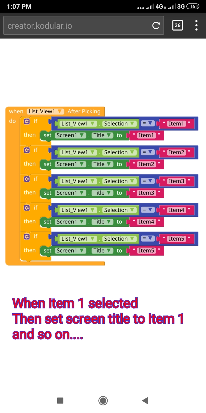 Adding List view to App - Kodular tutorial