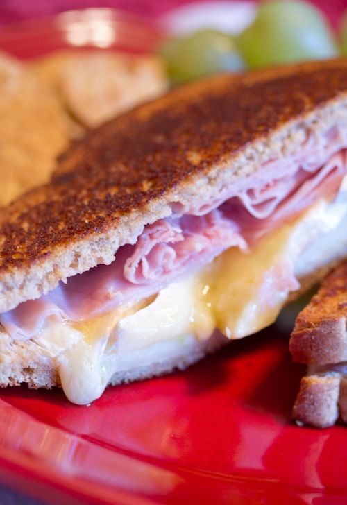 Ham and melted brie - Recipes to Beat a Summer Hangover.