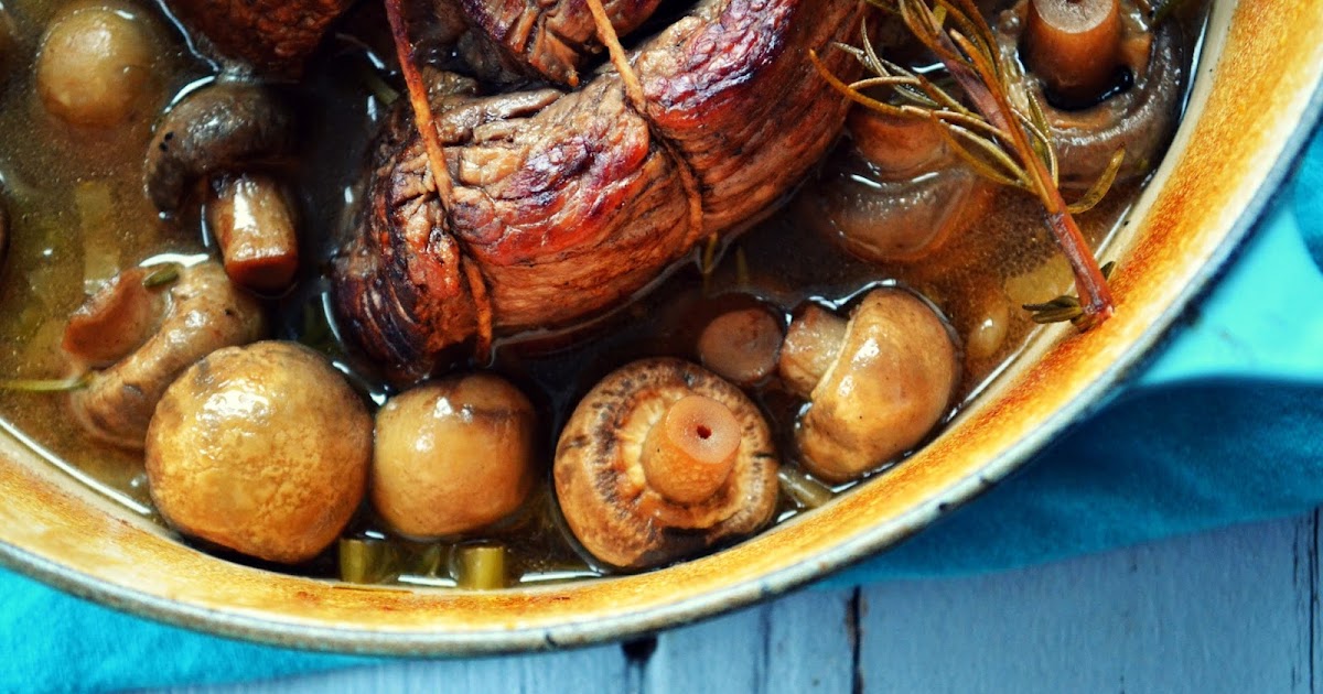 Beef Pot Roast with Button Mushrooms