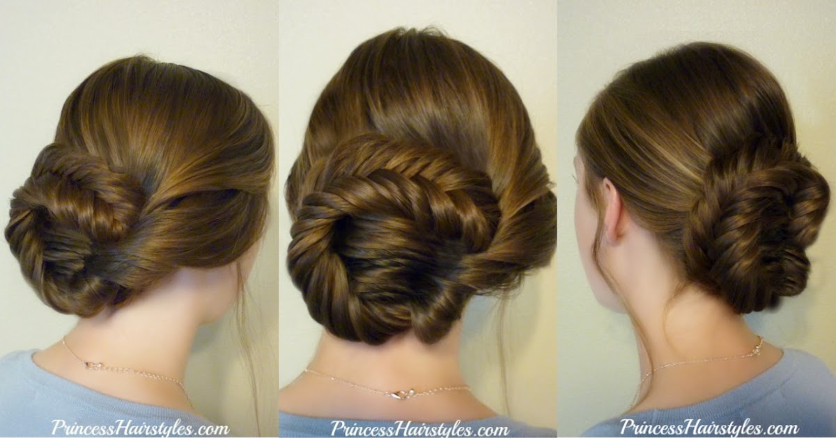 Fishtail Braid Bun Tutorial