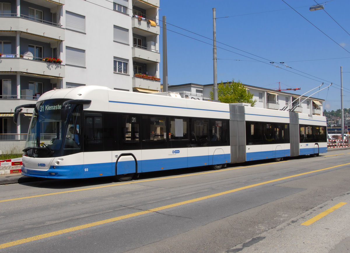 Oeffentliche Verkehrsmittel : Hess Doppelgelenk Trolleybus ...