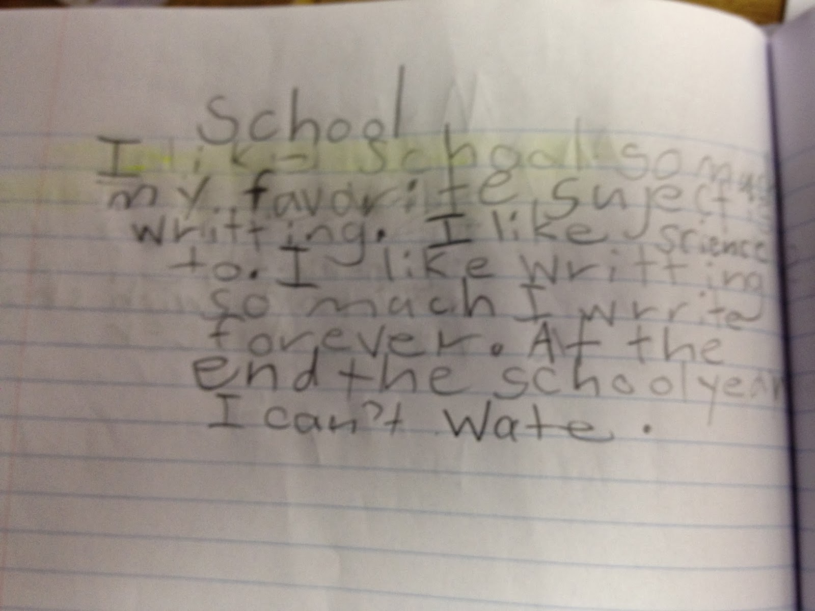 Writing Workshop in 2nd grade: Cycle 3- Writer's Notebook