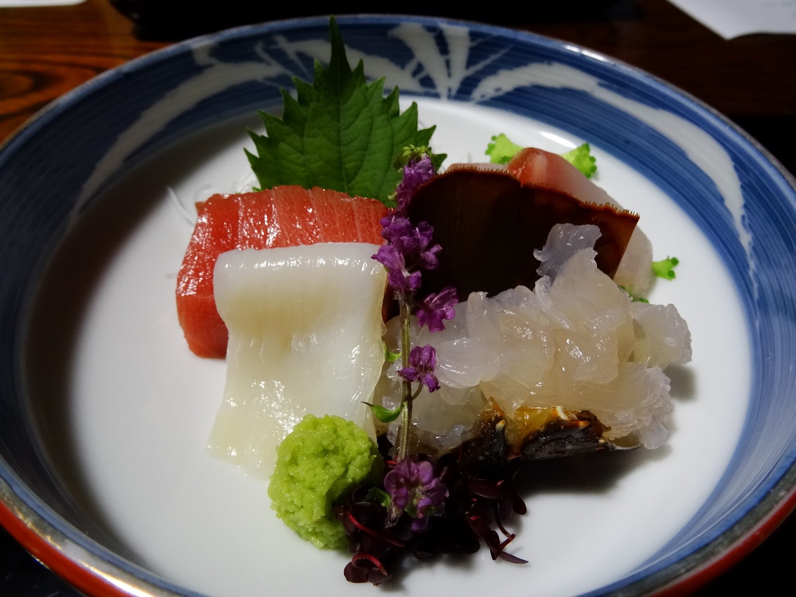 WEBS OF SIGNIFICANCE: The joys of sashimi, and more, in Japan!