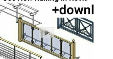 How to Use New Railing In Revit - Free Revit Families