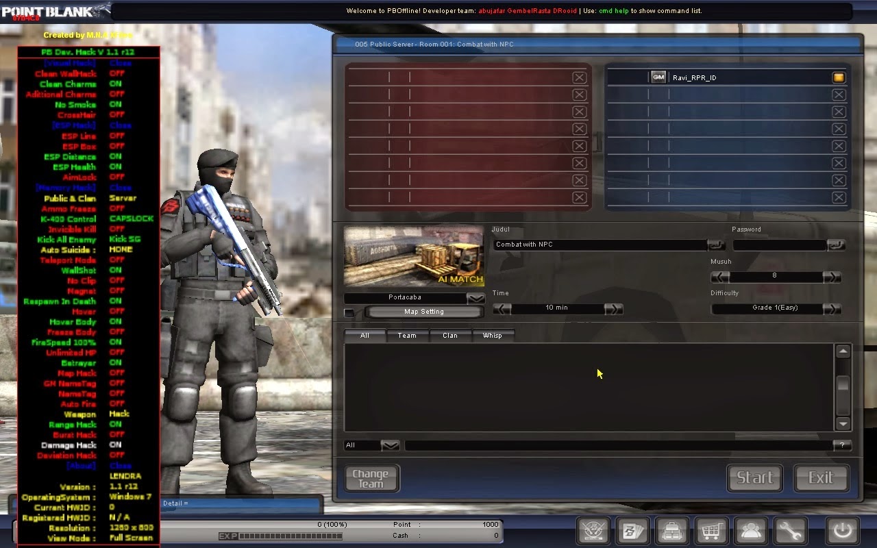CHEAT PB OFFLINE D3D NEW 100% work [PBSOLVED] ~ .:[PBSOLVED]:.
