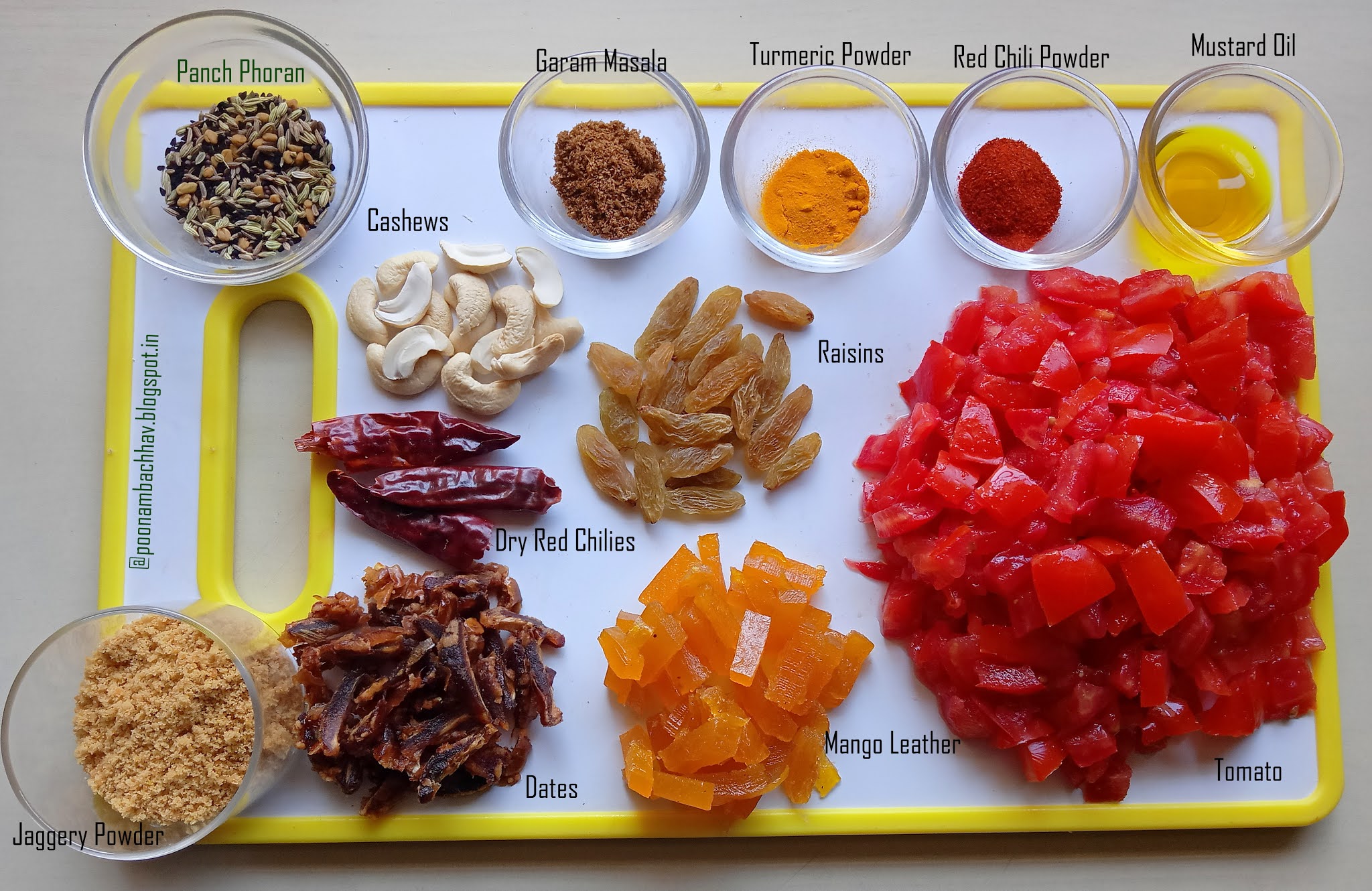 Annapurna: Tomato Khejur Aamshottor Chaatni / Bengali Tomato Chutney