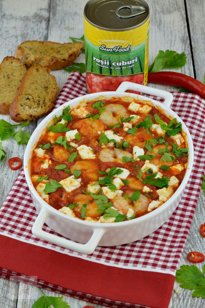 Creveti Saganaki - CAIETUL CU RETETE