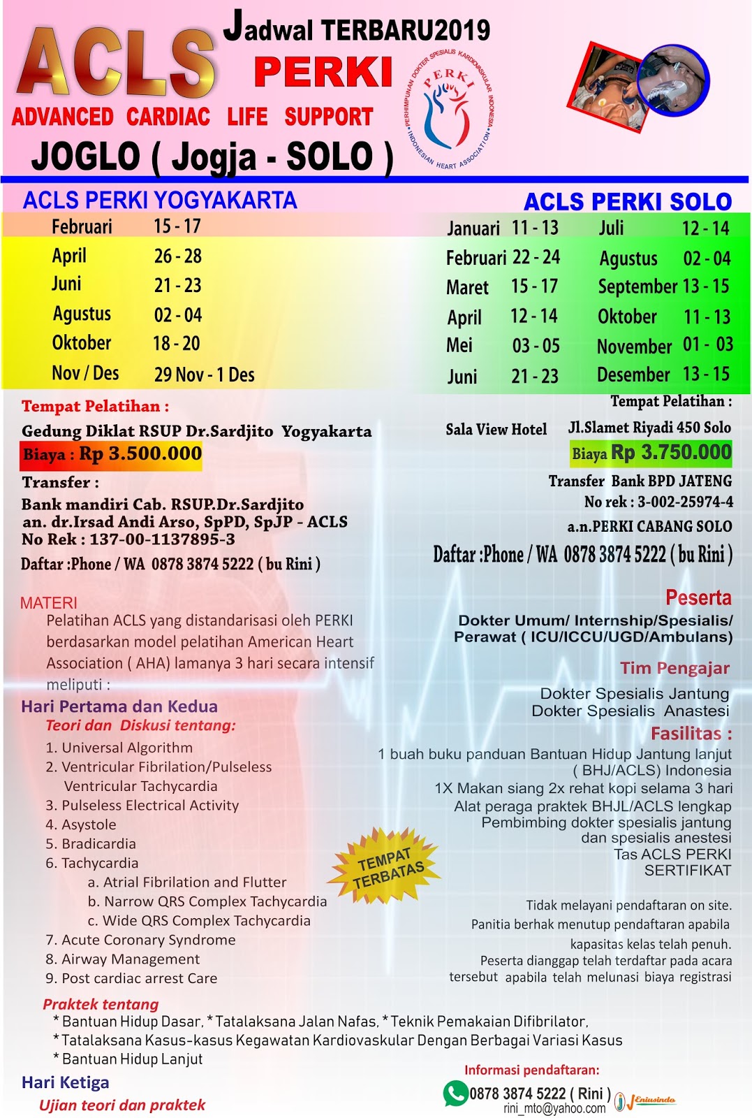 ACLS PERKI SOLO, YOGYAKARTA 2019