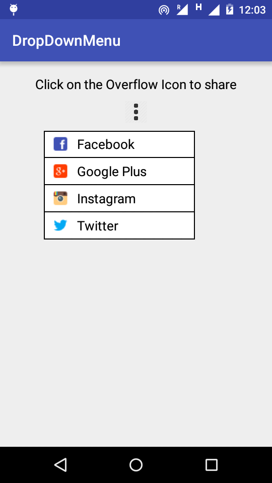 Popupwindow With Image And Text Android