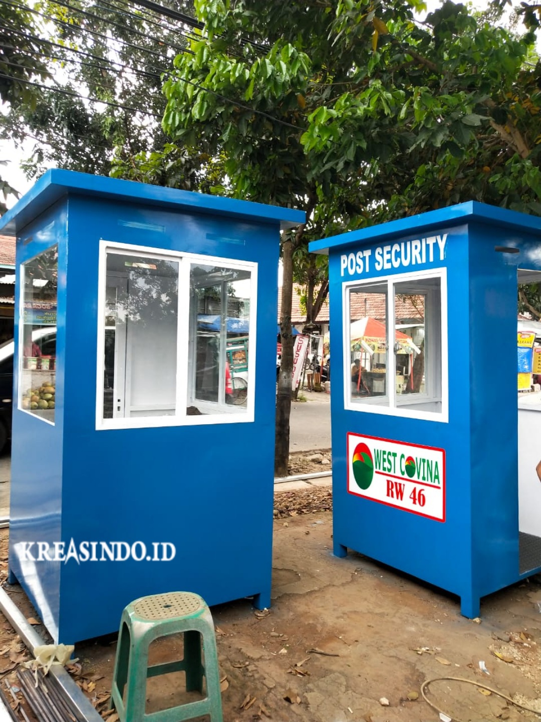 Pos Satpam Besi pesanan Bu Tri di Kota Wisata Cibubur [ cluster west ...